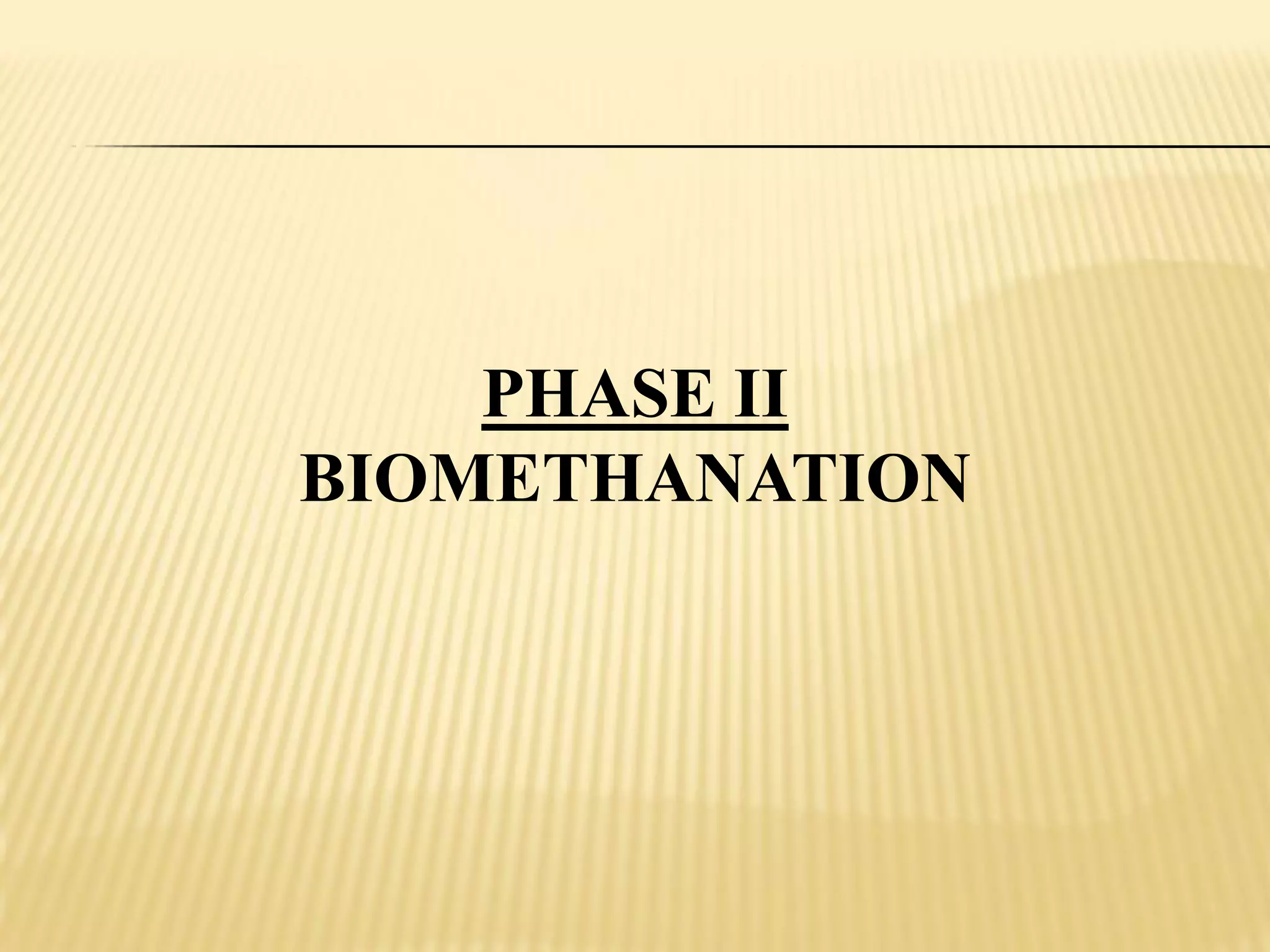 Biomethanation of organic waste, Anaerobic degradation,Degradation of ...