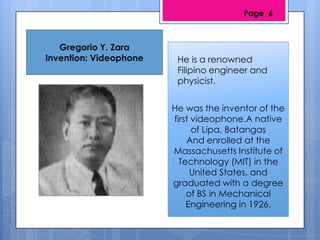 Filipino Inventions and Discoveries | PPTX