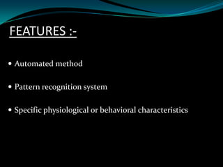 BIOMETRICS | PPT