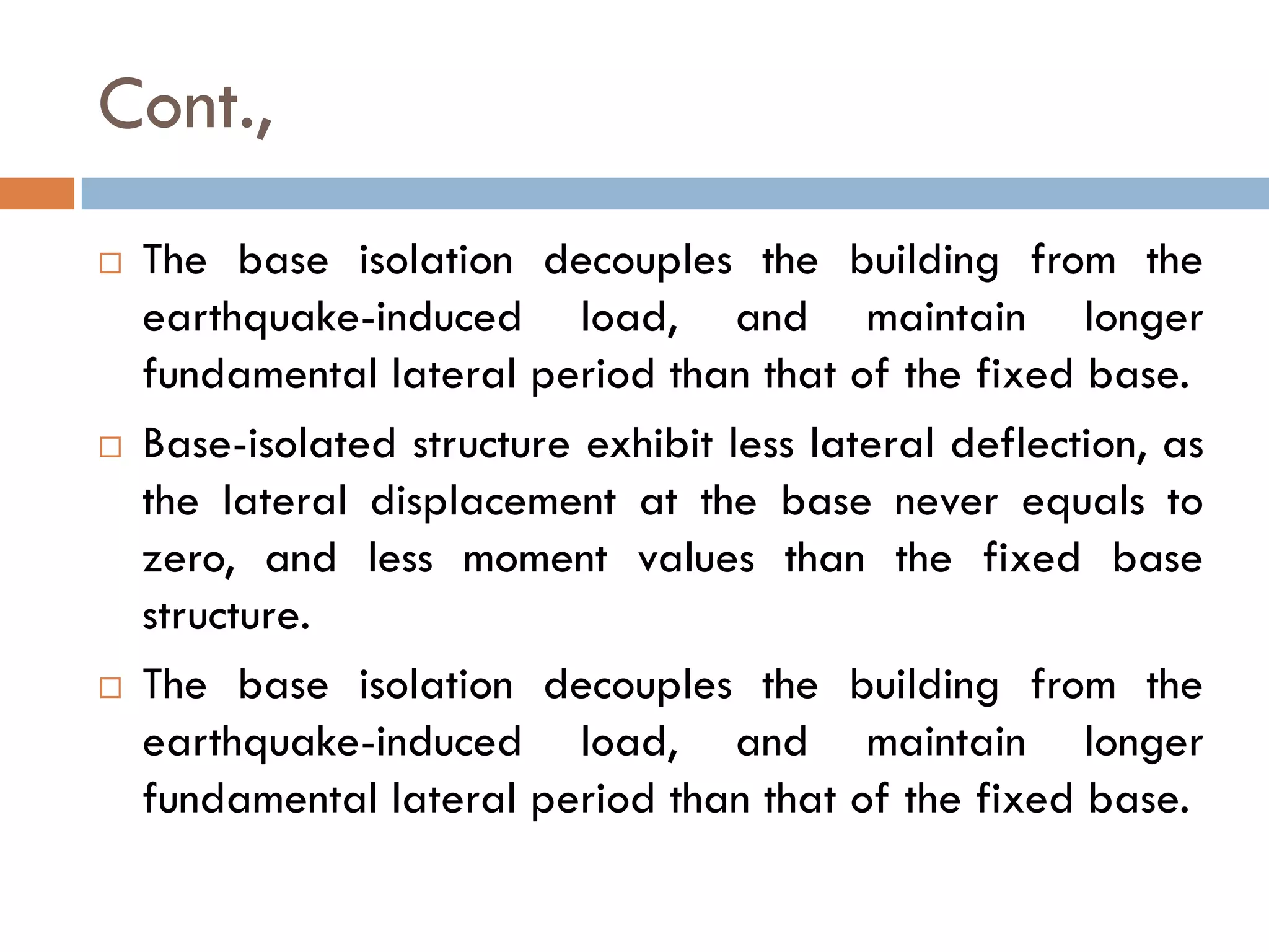 Buildings with Base Isolation Techniques | PDF