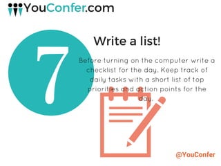 8 habits for developing a productive daily routine! | PPT