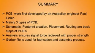 Printed board circuit design (Pcb) PPT | PPTX