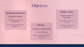 Cosmetics shop - Data Analysis project | PPTX