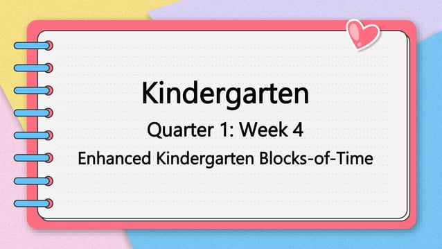 Kindergarten Quarter 1 Week 4 Day3 .pptx | Daycare and Pre-School ...