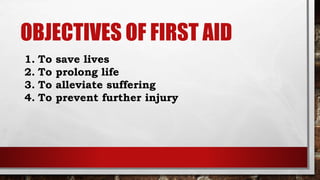 Copy of Q3-PPT-Health9 (Basic of First Aid).pptx | First Aid | Injuries