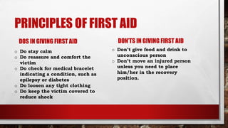 Copy of Q3-PPT-Health9 (Basic of First Aid).pptx | First Aid | Injuries