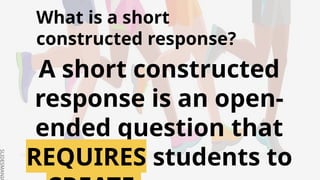 RACE - an acronym for writing Short Constructed Responses | PPT