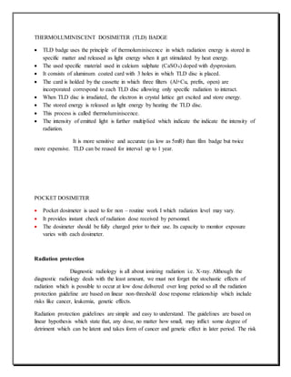 RADIATION HAZARDS AND PROTECTION | DOCX