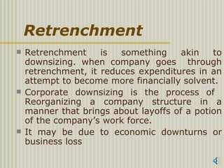 Retrenchment | PPT