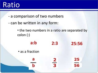 ratio and proportion | PPTX
