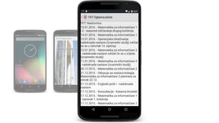 Razvoj mobilnih aplikacija (Mobile Application Development) | PDF