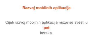Razvoj mobilnih aplikacija (Mobile Application Development) | PDF
