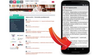 Razvoj mobilnih aplikacija (Mobile Application Development) | PDF