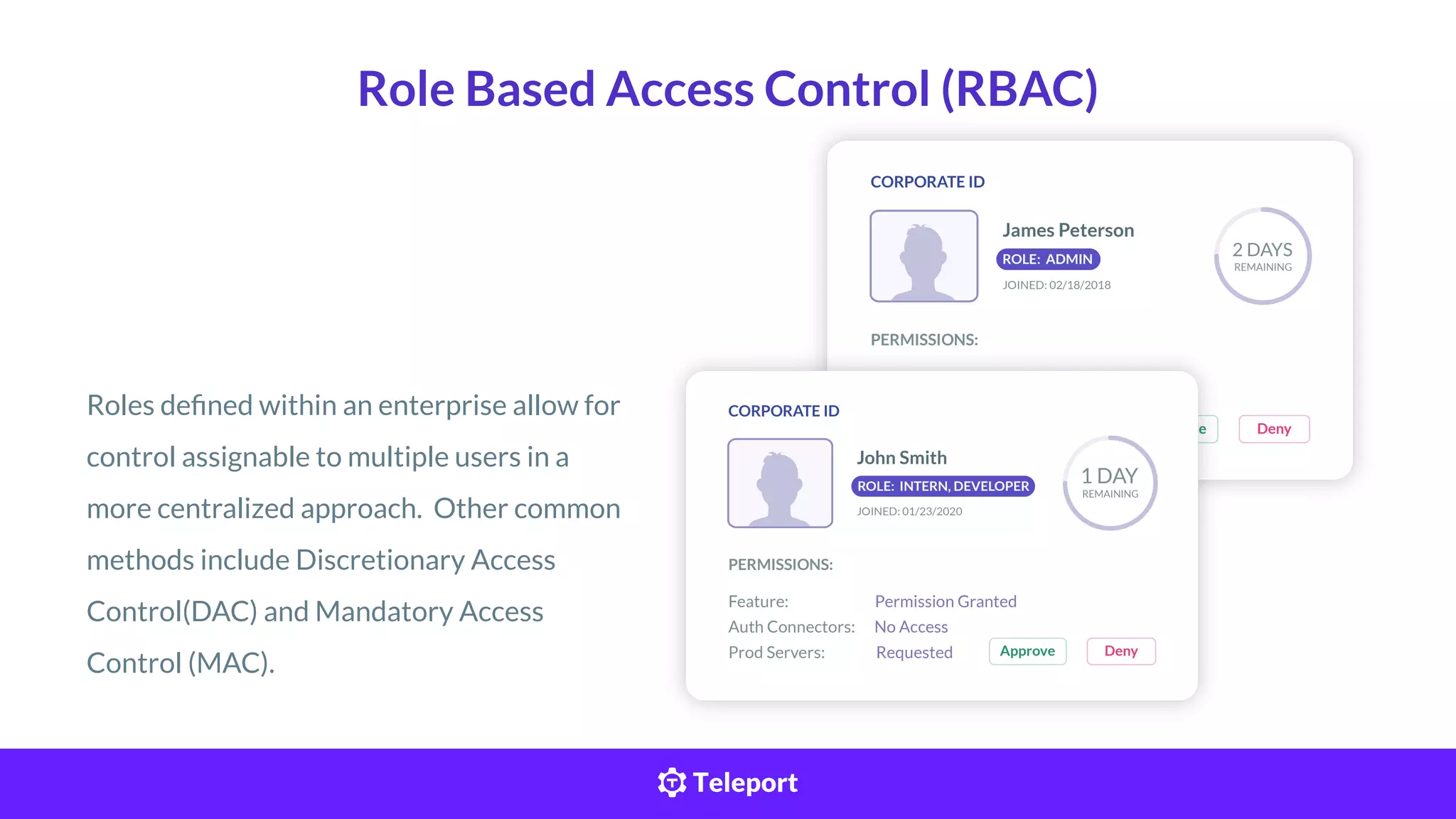 Role Based Access Controls Rbac For Ssh And Kubernetes Access With