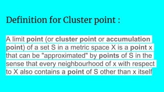 Real analysis | PPTX