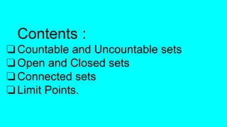 Real analysis | PPTX