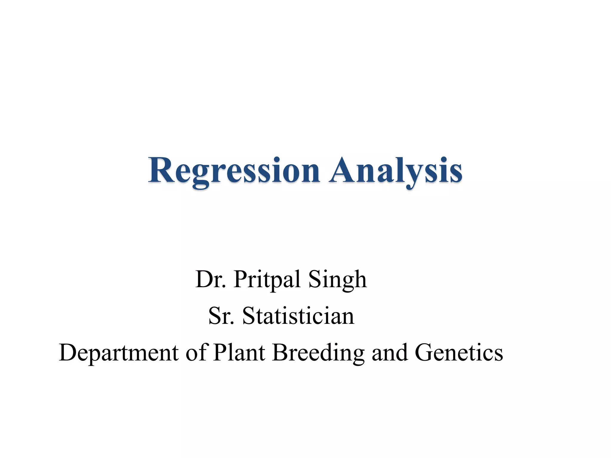 regression analysis .ppt