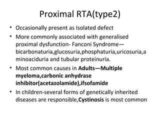 Copy of renal tubular acidosis | PPT