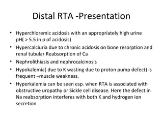 Copy of renal tubular acidosis | PPT