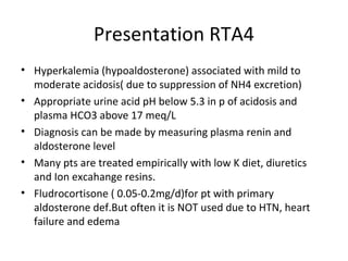 Copy of renal tubular acidosis | PPT