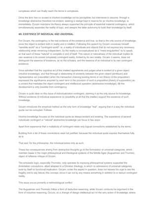 THE SIMPLICITY OF OCCAM | PDF