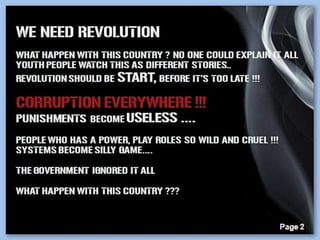 WE NEED REVOLUTION !! | PPSX