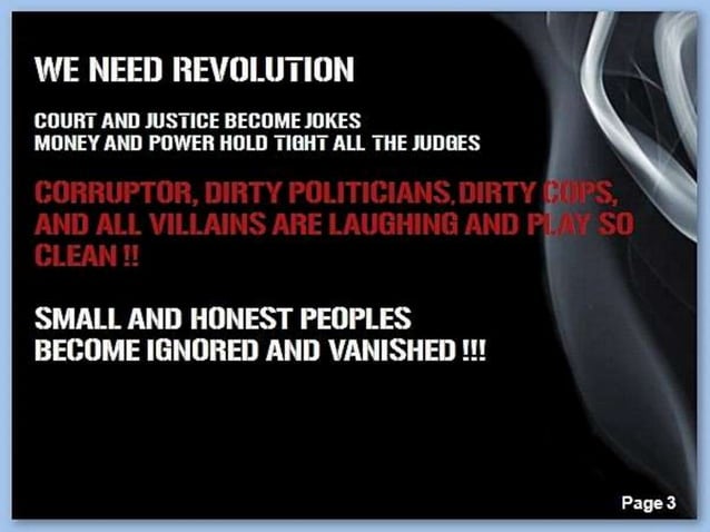 WE NEED REVOLUTION !! | PPT