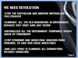 WE NEED REVOLUTION !! | PPSX