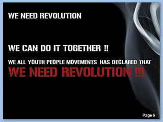 WE NEED REVOLUTION !! | PPSX