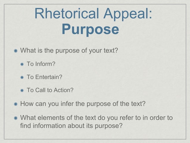 Rhetorical Appeal | PPT