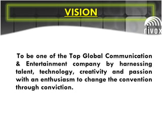 Rivox techonlogy introduction | PPT