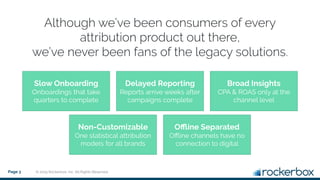 Marketing Attribution by Rockerbox | PPT