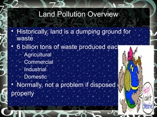 land pollution | PPT