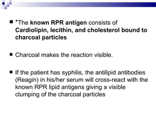 Copy of rpr test for syphilis | PPT