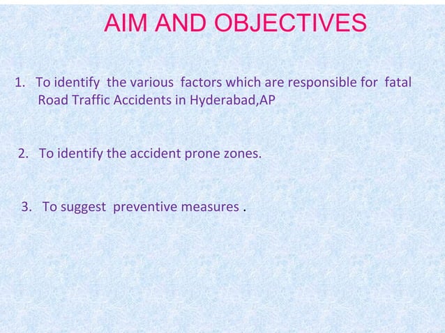 Paper presentation _Road Traffic accidents. | PPT | Injuries | Diseases ...