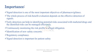 Signal Detection and Their Assessment in Clinical Trial. | PPTX
