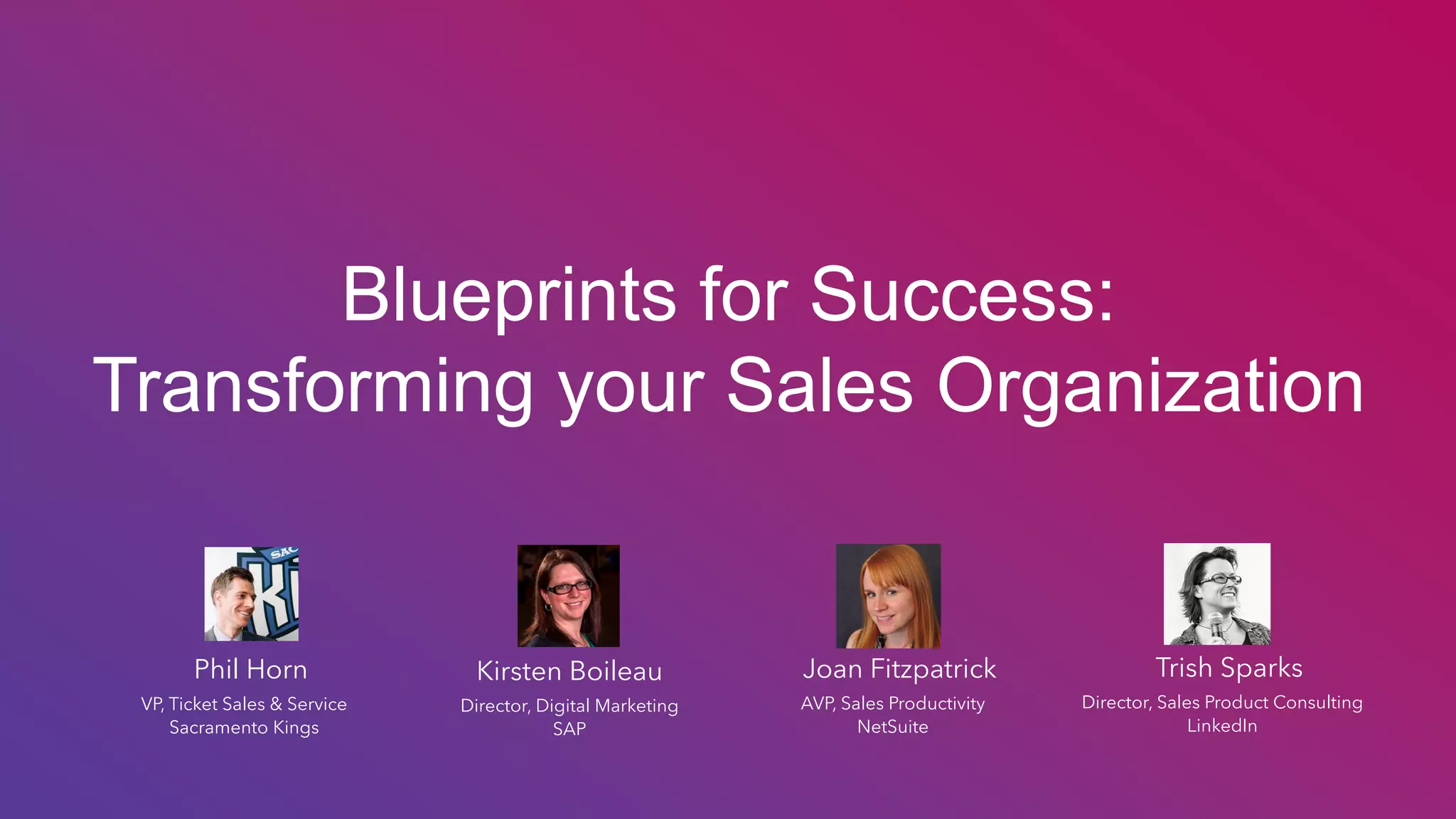Blueprints for Success: Transforming your Sales Organization | PDF ...