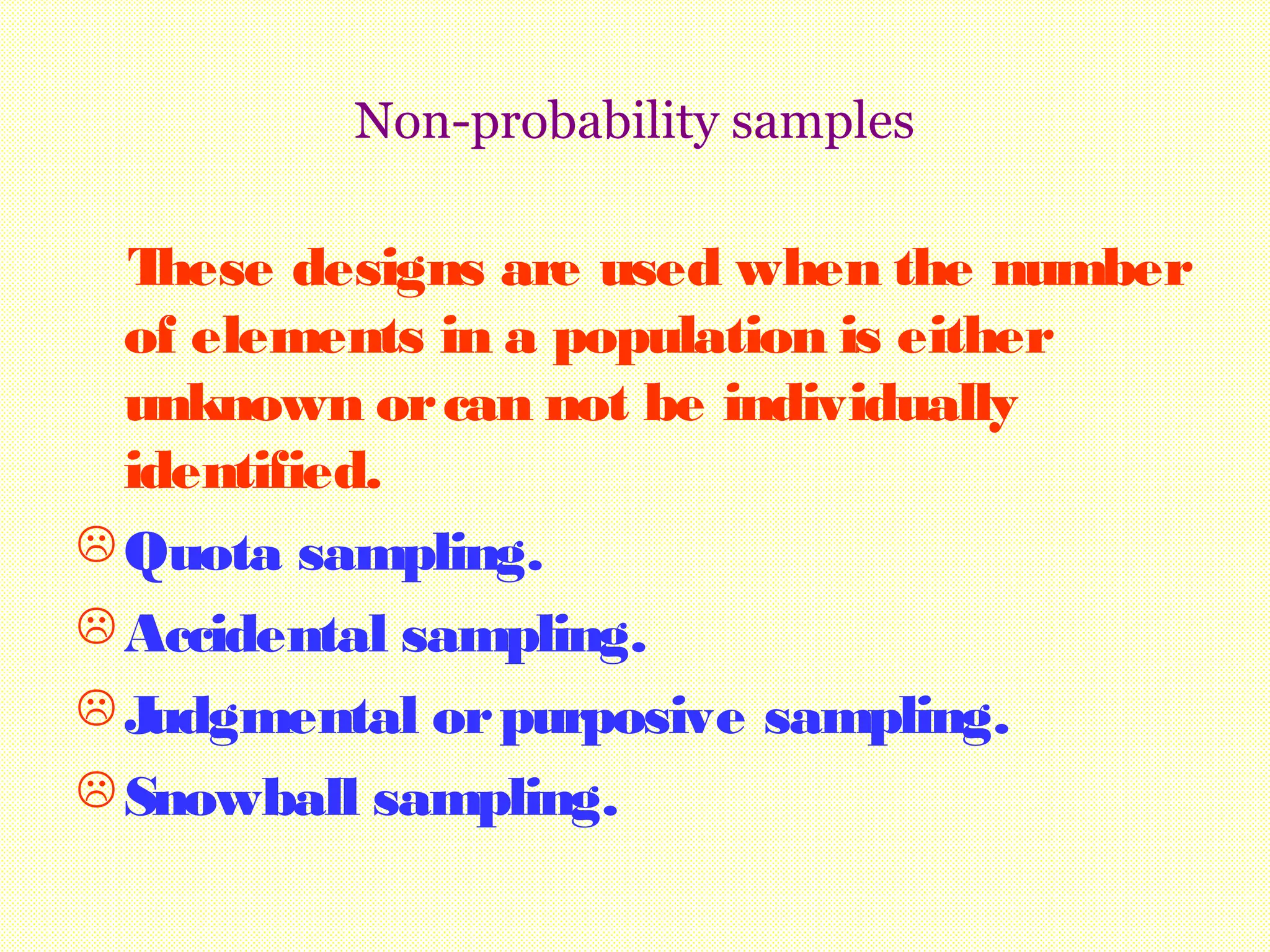 Samples Types and Methods | PPT