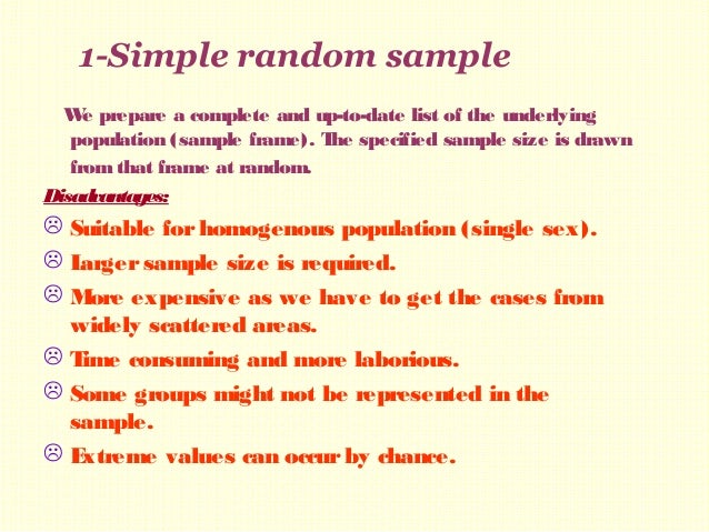 Samples Types and Methods