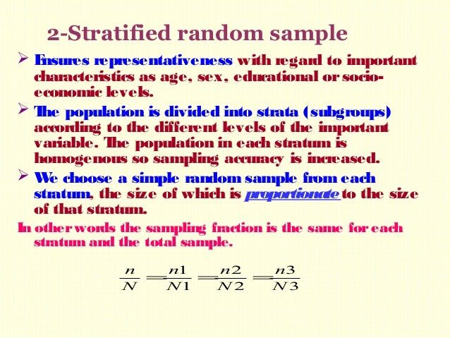 Samples Types and Methods