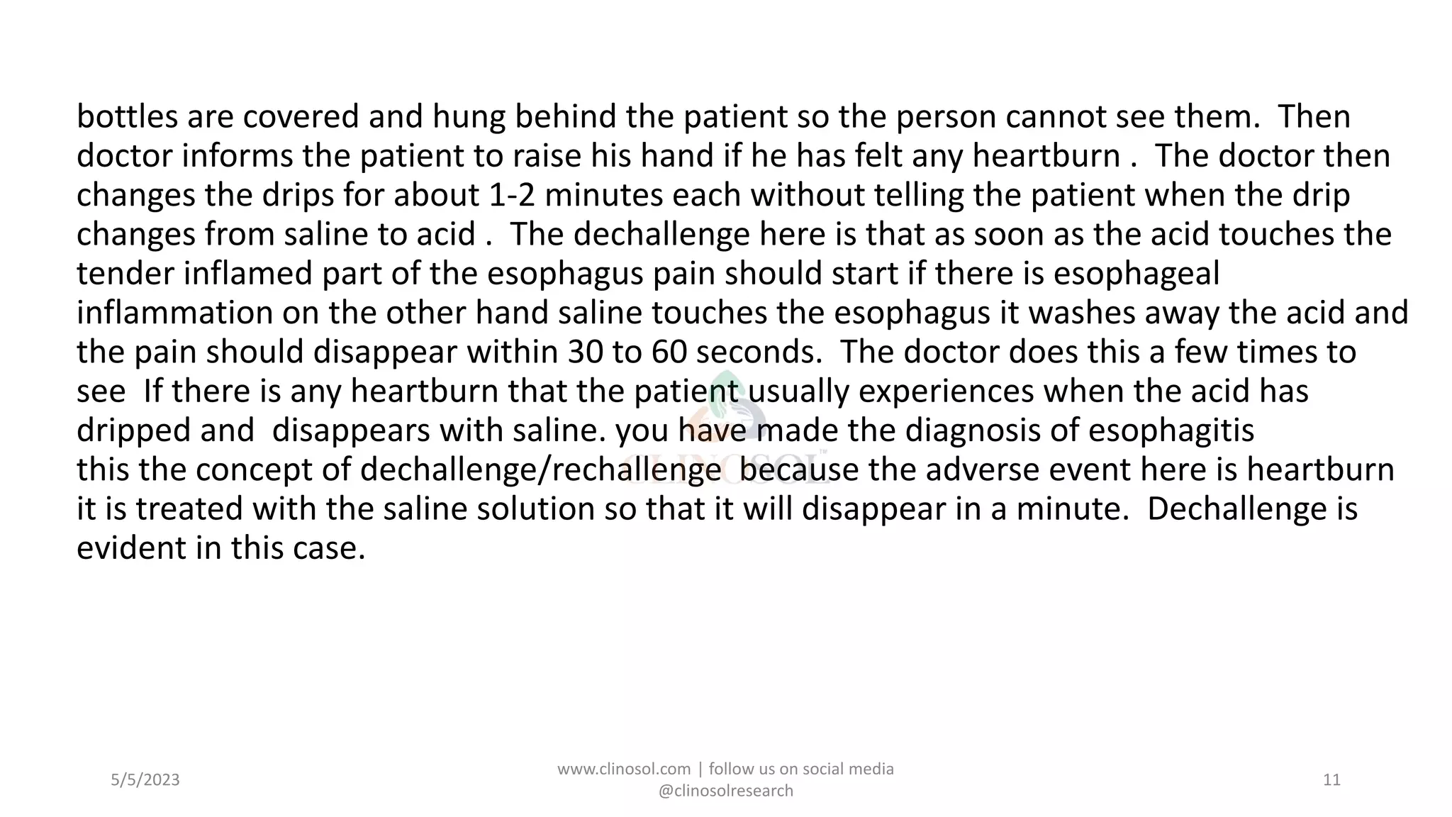 De-challenge and Rechallenge | PPTX