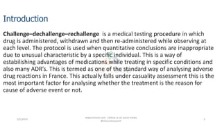 De-challenge and Rechallenge | PPTX