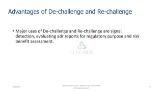 De-challenge and Rechallenge | PPTX