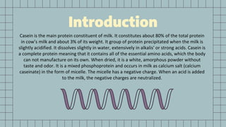amount of caesin in milk, class 11th.pptx