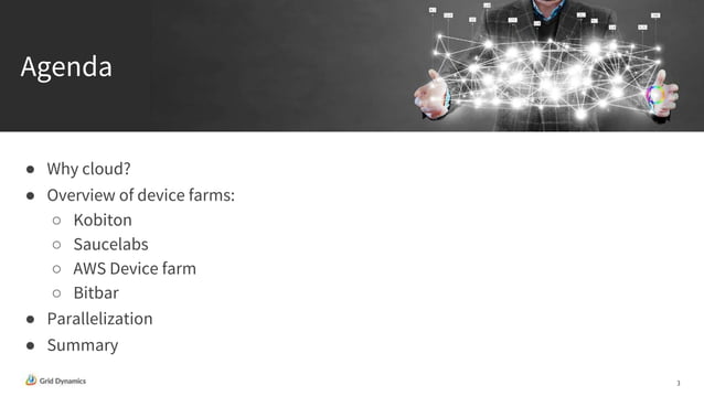 Overview for device farm for mobile testing | PPT