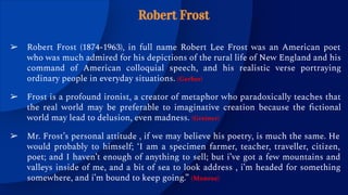 Critical Analysis of Robert Frost’s Poem - ‘The Road not Taken’ | PDF