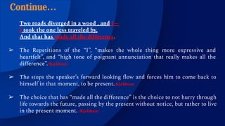 Critical Analysis of Robert Frost’s Poem - ‘The Road not Taken’ | PDF