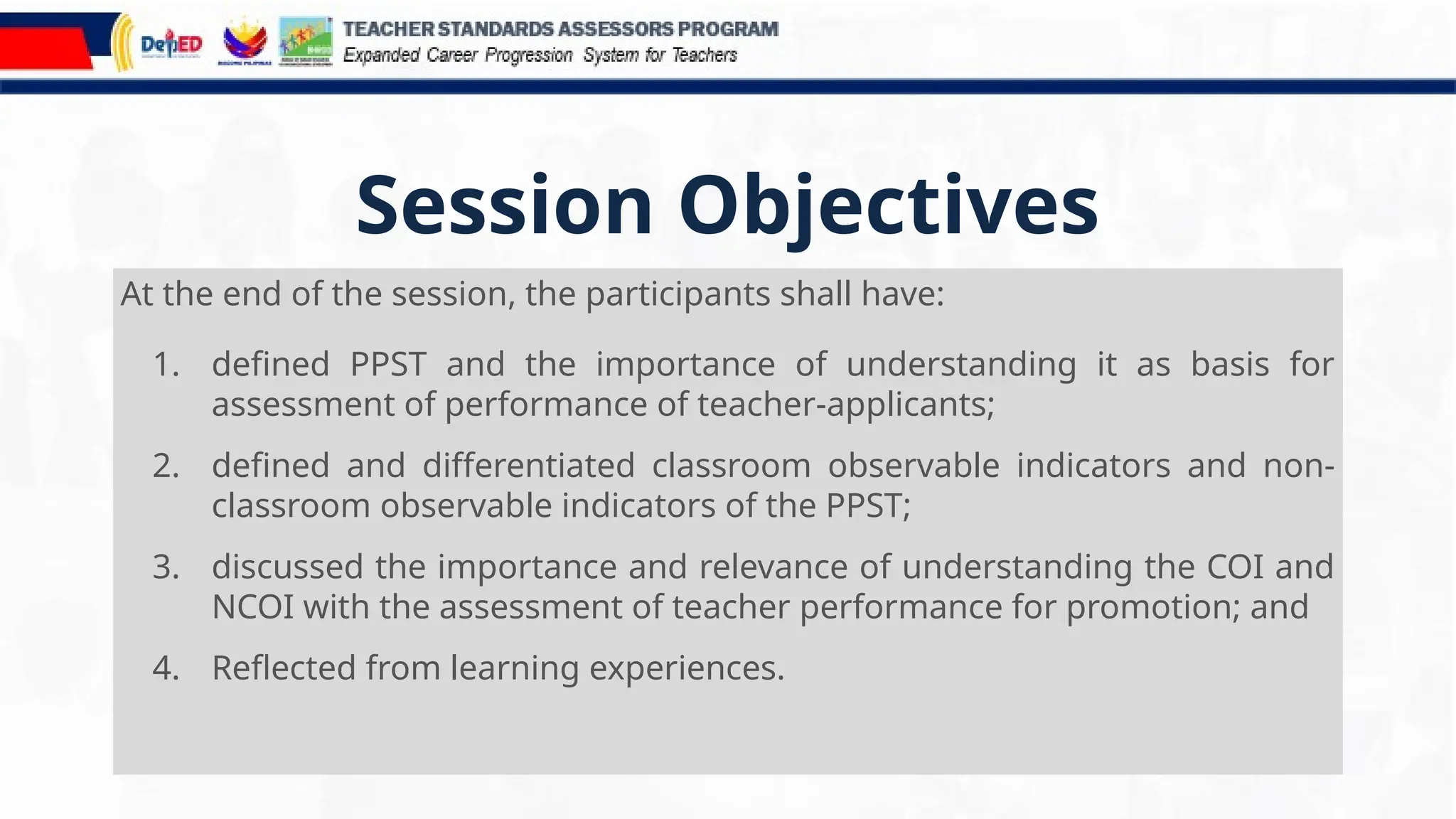 Session 5 Overview of the PPST and Its Indicators (COI and NCOI).pptx