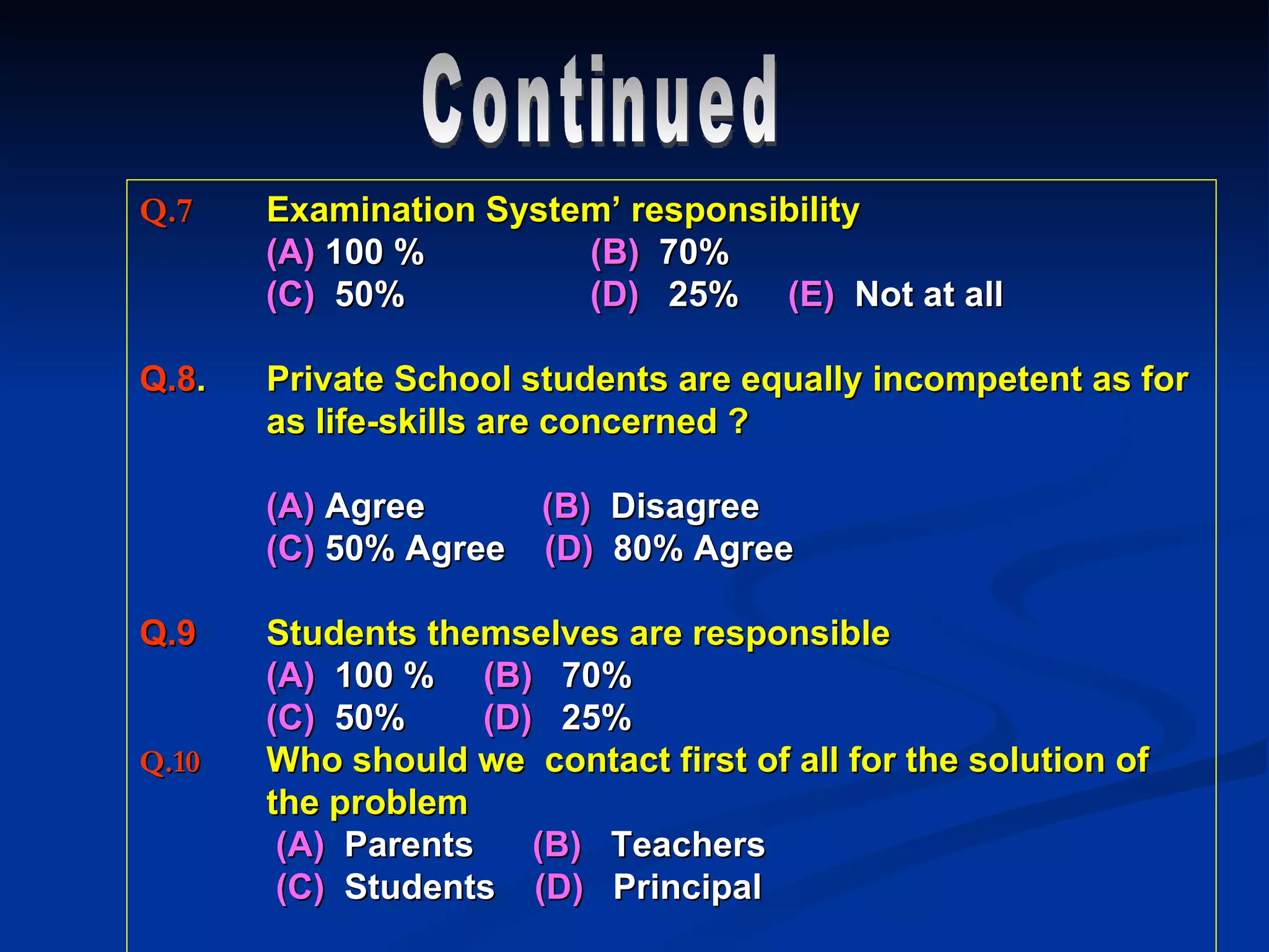 Students Quality Circle | PPT