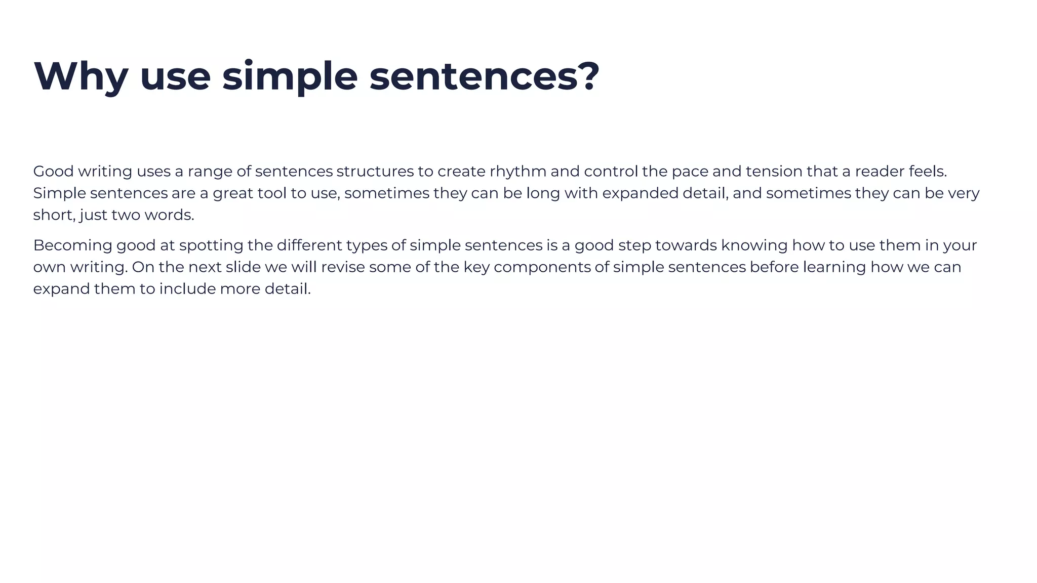 Expand simple sentences | PPTX
